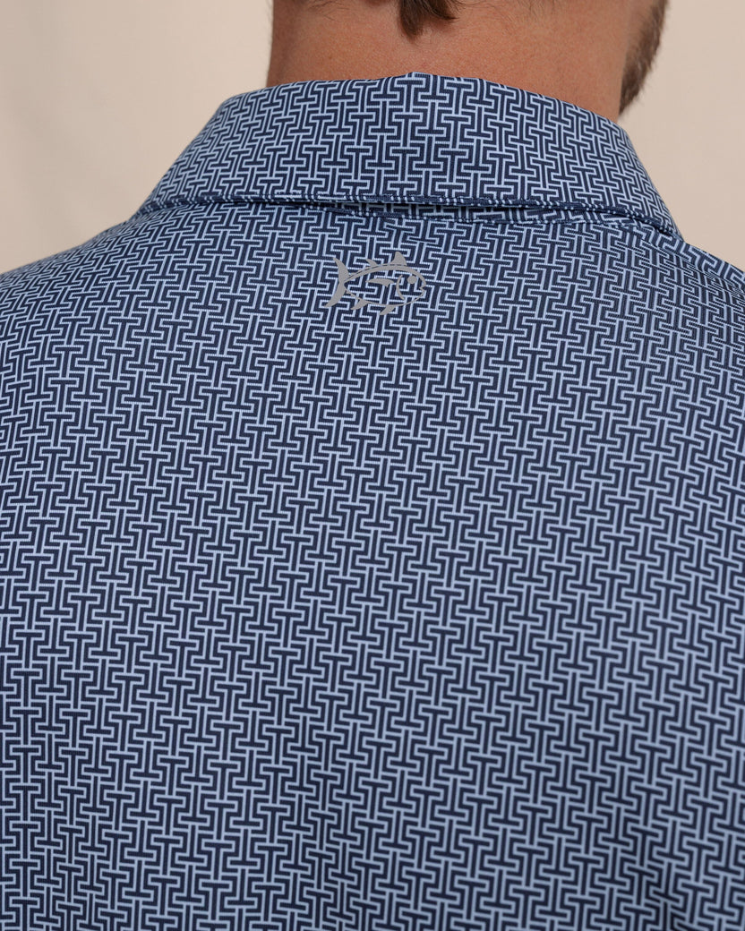 Men's Driver ST Geo Printed Polo | Southern Tide