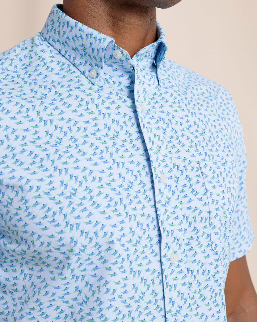 Men's Fintastic Intercoastal Short Sleeve Sport Shirt | Southern Tide