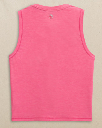 Women's Lacy Coastal Breeze® Active Twist Tank - Pink | Southern Tide