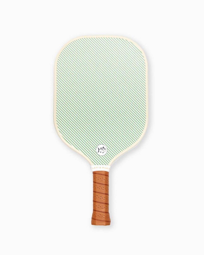 Recess Gingham and Striped Pickleball Paddle | Southern Tide