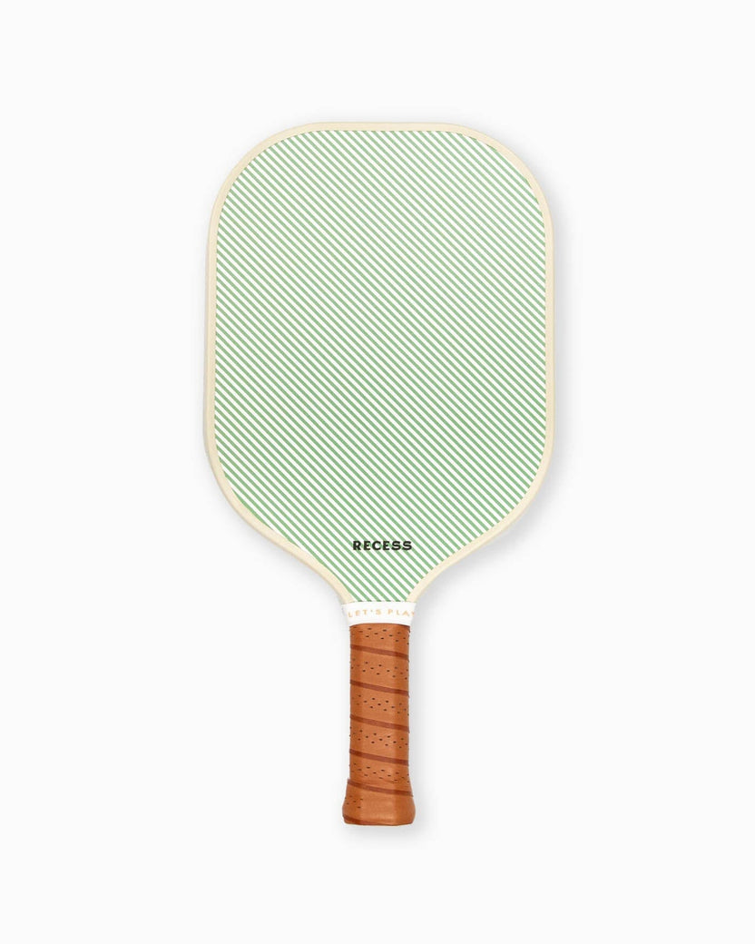 Recess Gingham and Striped Pickleball Paddle | Southern Tide