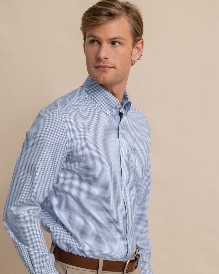 Men's Rosemont Plaid Performance Sport Shirt | Southern Tide